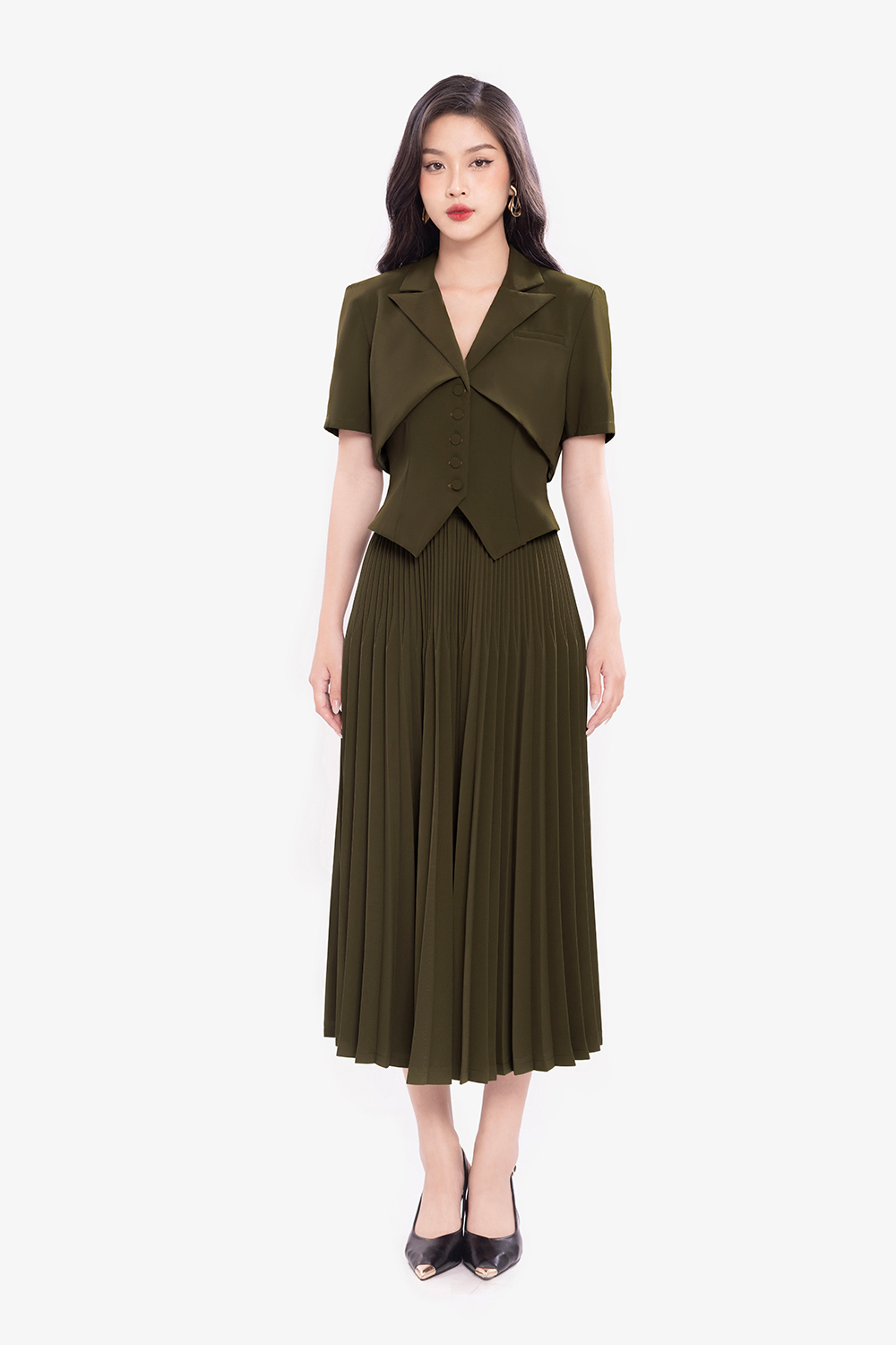 Chân váy công sở đẹp 2025 | Thời trang K&K Fashion